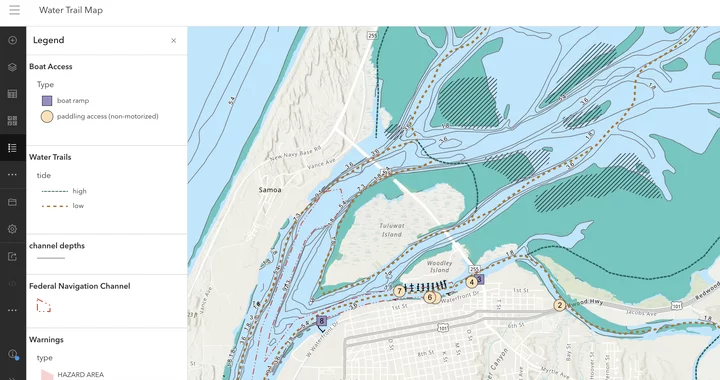 A New Interactive Map of Humboldt Bay's Water Trails Just Dropped ...