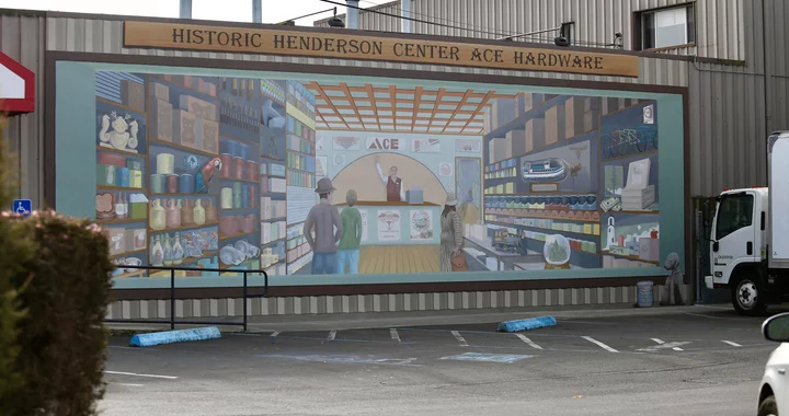 MURALED! This Large Piece in Henderson Center is Full of Eureka Easter ...