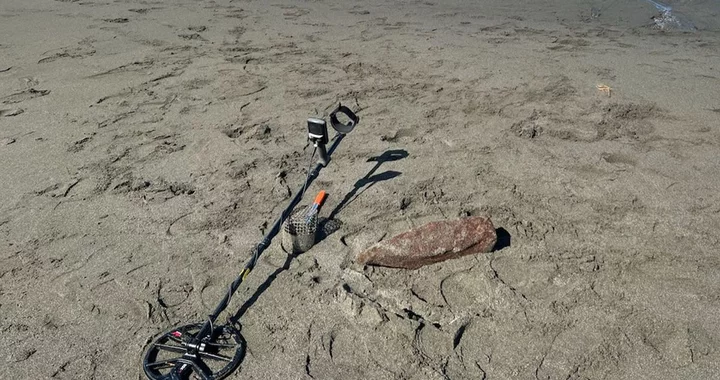 Old, Live Military Grade Shell Found on Centerville Beach by People Who ...
