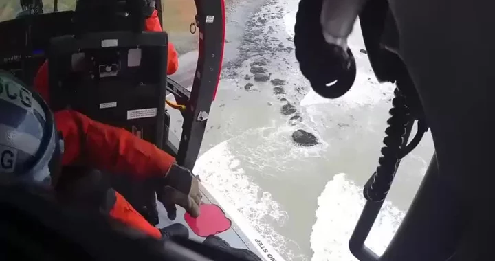 (VIDEO) MEDEVAC! Lost Coast Hiker Whose Leg Sadly Snapped Was Plucked ...