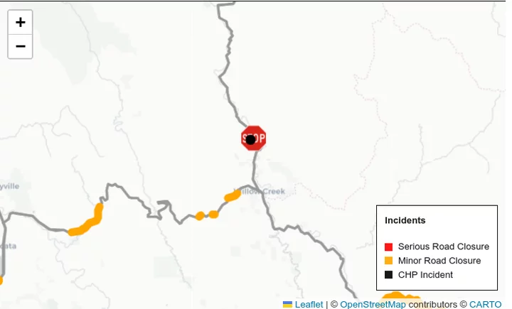 Traffic Collision Causes Temporary Closure on Highway 96 West in Hoopa ...