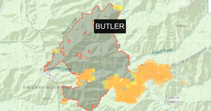 FIRE UPDATE: Butler Fire Jumps the Salmon River, Advances to Within Two ...