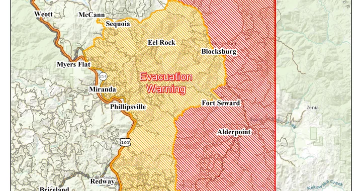 NEW EVACUATION WARNING: Everyone East of the Highway as Far North as ...
