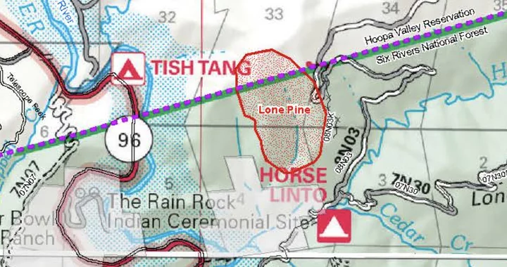 Lone Pine Fire North of Willow Creek Grows to 400 Acres With Zero ...