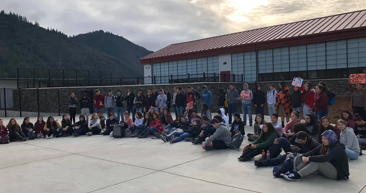 Students at Hoopa High Stage Sit-In Today | Lost Coast Outpost ...