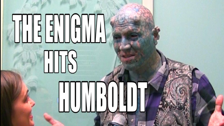 (VIDEO) Blue Jigsaw-Tattooed 'The Enigma' Performs Dangerous Sideshow ...