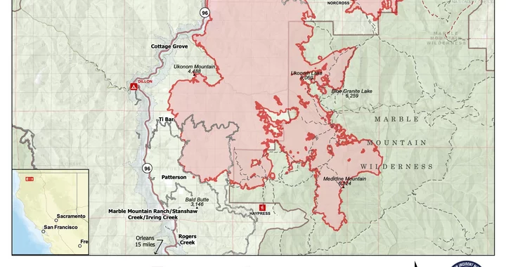 McCash Fire Grows to 54,385 Acres, Now 7 Percent Contained | Lost Coast ...