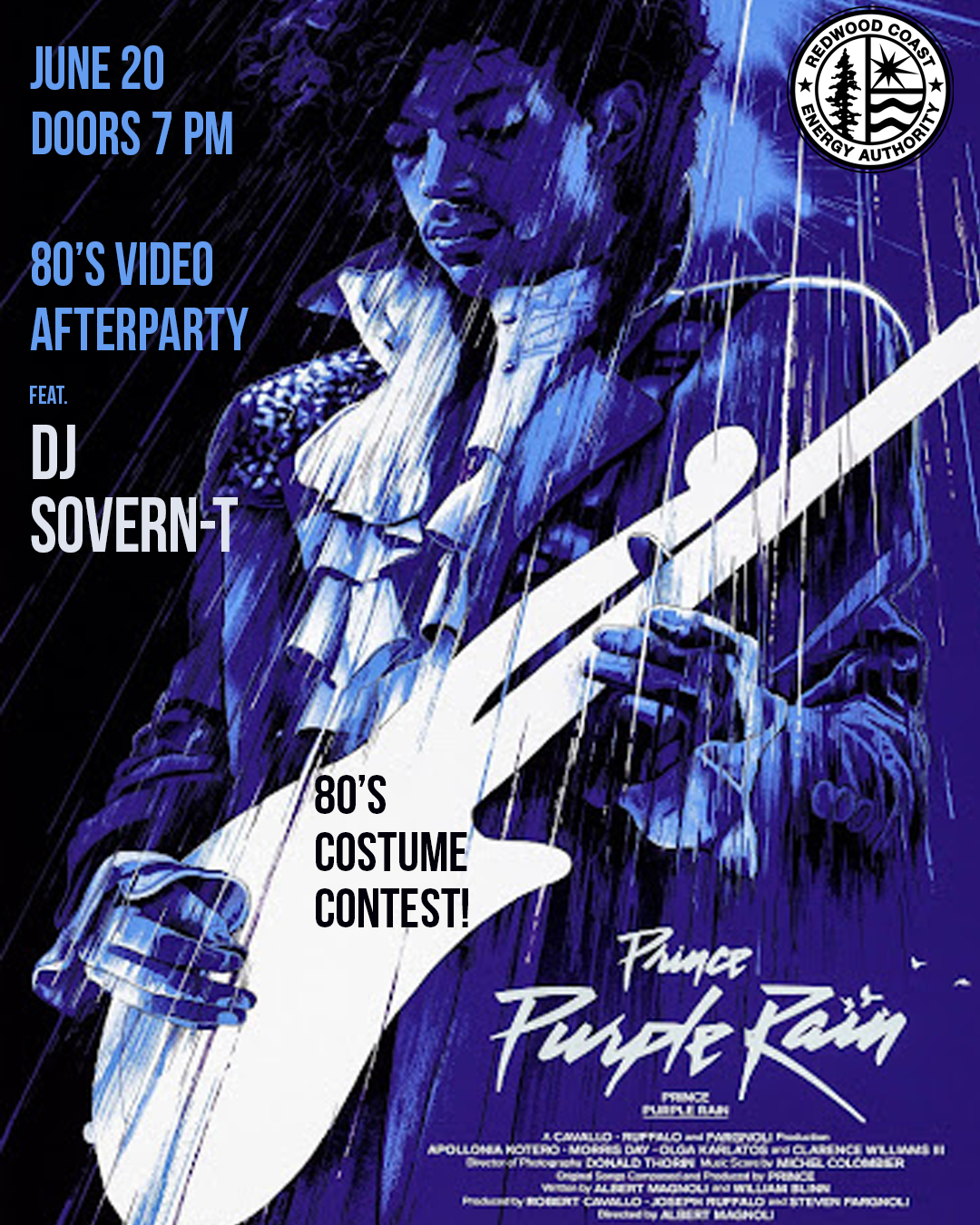 Purple Rain Screening + 80's Video Dance Party | Lost Coast Outpost ...